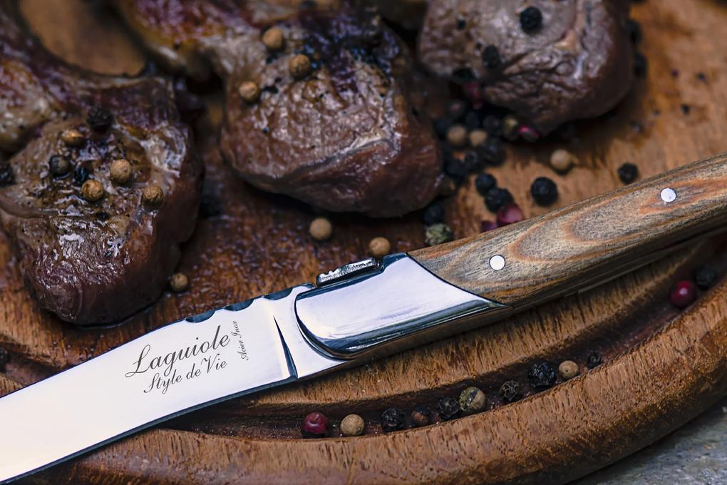Style de Vie Steakové nože Laguiole Luxury Ostatní: černá rukojeť