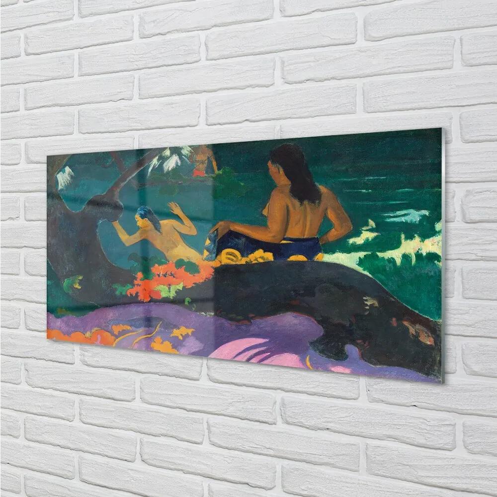 Obraz na skle Art působí na jezeře 100x50 cm