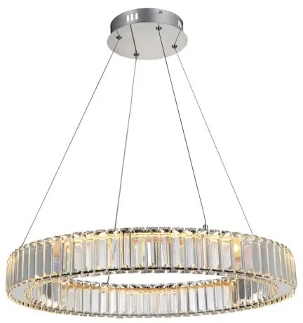 Luxusní stmívatelný lustr Spark 60 Chrome