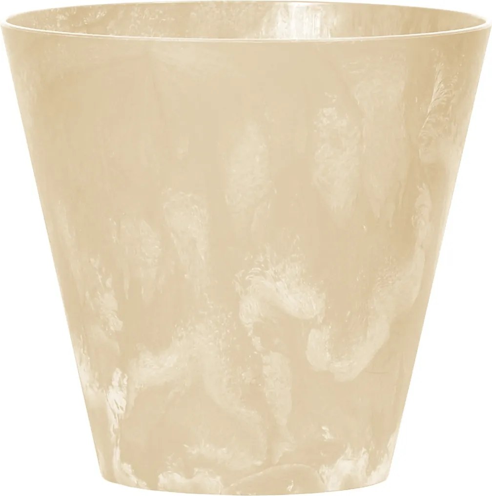 PRO Květináč TUBUS BETON EFFECT pískový 25cm