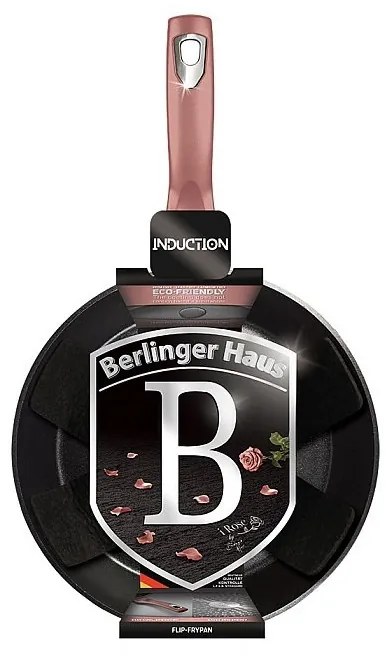 BERLINGERHAUS Pánev prohazovací s titanovým povrchem 26 cm I-Rose Edition BH-6029