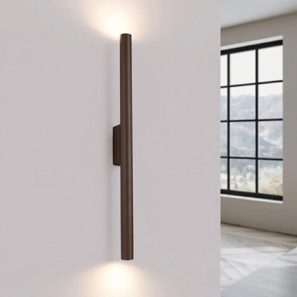 Sollux Lighting Nástěnné svítidlo PASTELO 2 hnědé