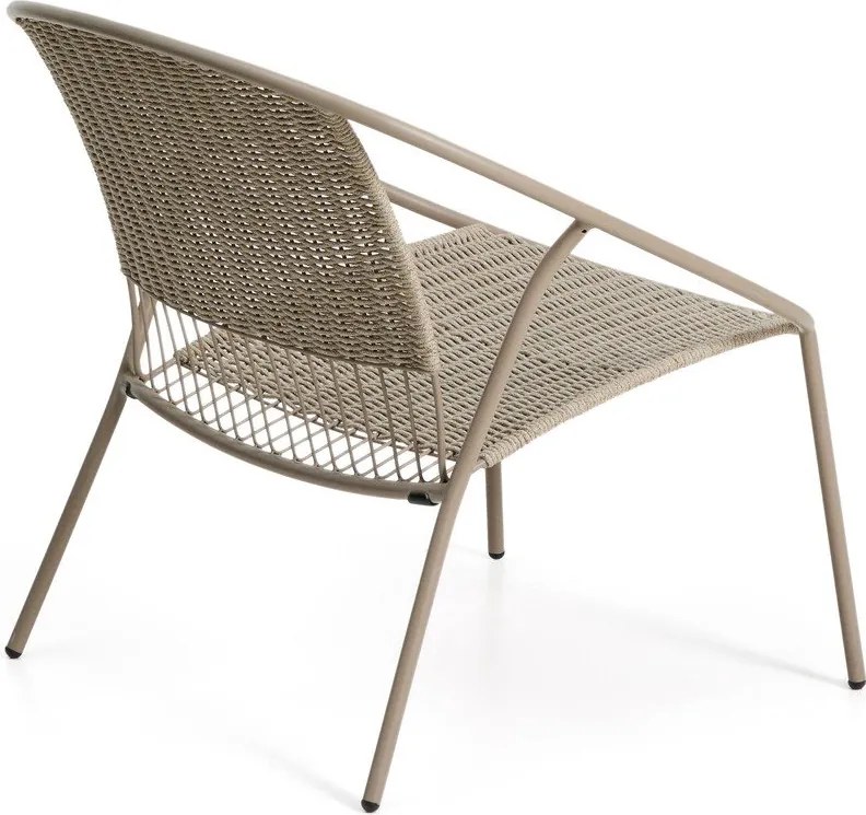 Taupe zahradní křeslo Atrani – Kave Home