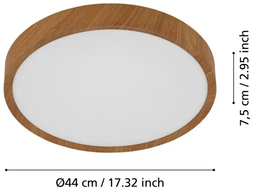 Eglo 98602 - LED Stropní svítidlo MUSURITA LED/33,5W/230V