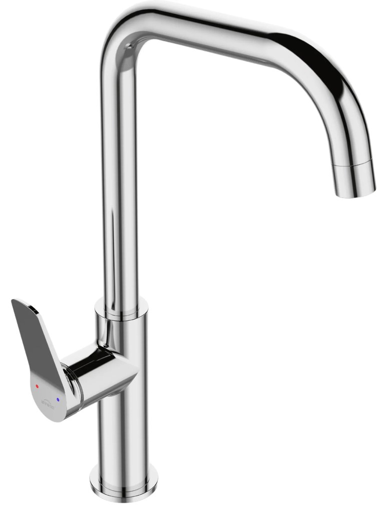 Invena Alonia, vysoká dřezová baterie h-373, chromová, INV-BZ-70-001-V