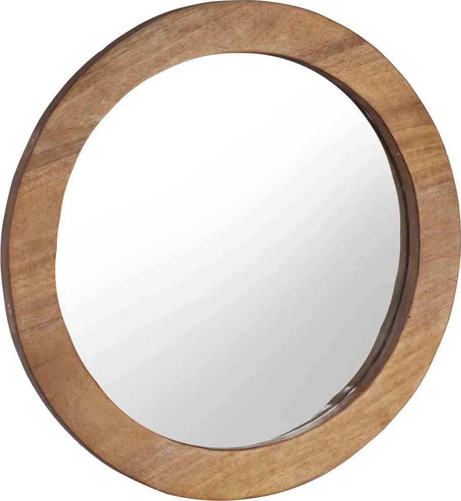 vidaXL Nástěnné zrcadlo 60 cm teak kulaté [288806]