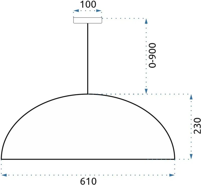 Toolight - závěsné svítidlo APP988-1CP, bambus, OSW-01046