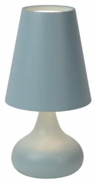 LUCIDE ISLA Table lamp E14 Blue, stolní lampa
