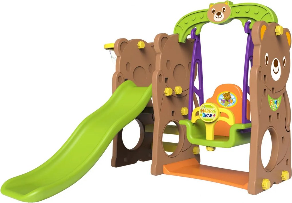 RKToys Zahradní houpačka + skluzavka 4 v 1 hřiště CHD-161