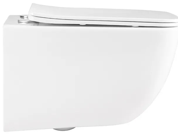 BPS-koupelny Závěsná WC mísa se SoftClose sedátkem HYD-6836, bílá