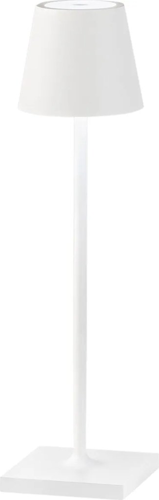 FAN LED-DRINK-S-BCO Nabíjecí venkovní svítidlo DRINK‑S bílá, LED 1,5 W, 165 lm, integrovaná baterie 1900 mAh - FANEUROPE