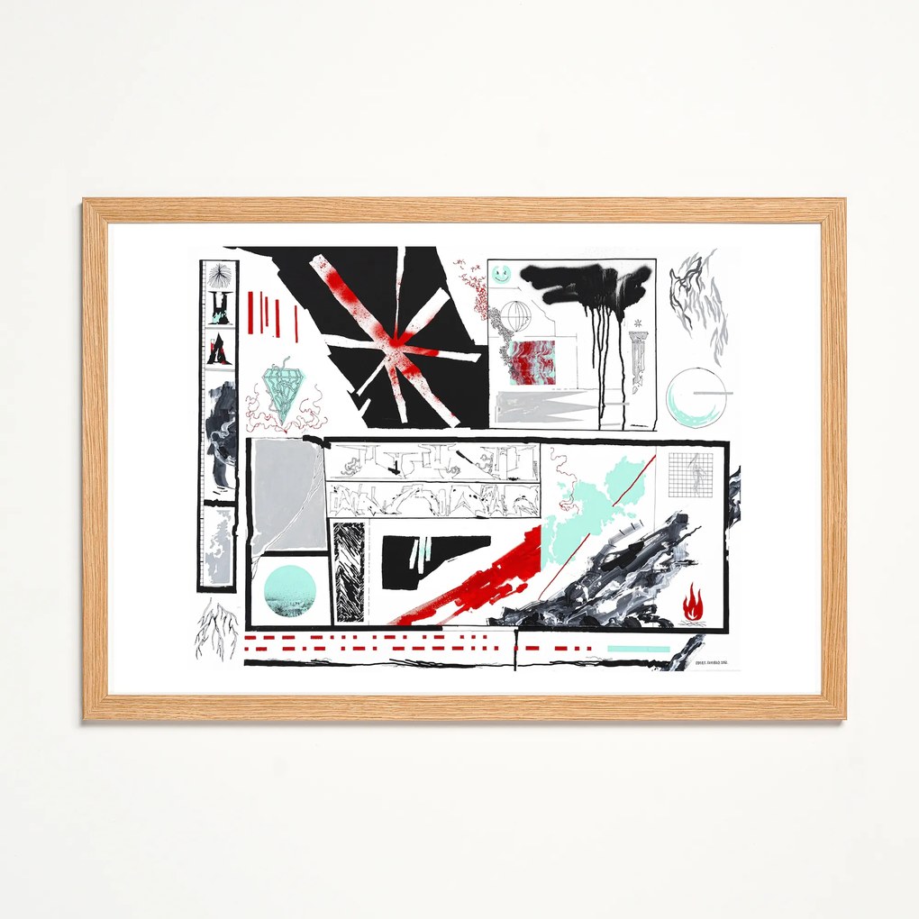 Akrobad | Josef Sedlák Akrobad | Menu Rám: Černý, Velikost: 30 x 40 cm