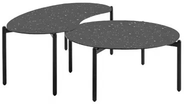 Undique 119x59 cm černé terrazzo Kartell