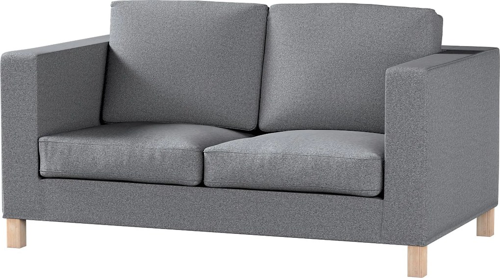 Potah na pohovku IKEA Karlanda 2-místná, krátký barva šedá látka pletený vzor