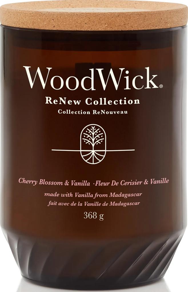 Svíčka ReNew WoodWick Cherry Blossom & Vanilla velká