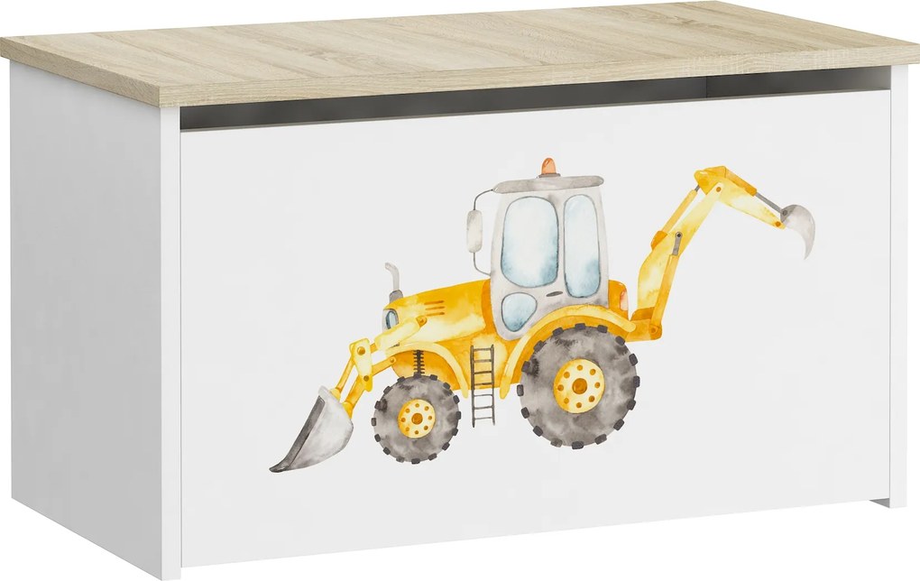 ADRK Furniture Truhla na hračky DARIA TB-Dar-W+S-DIG-n-O060