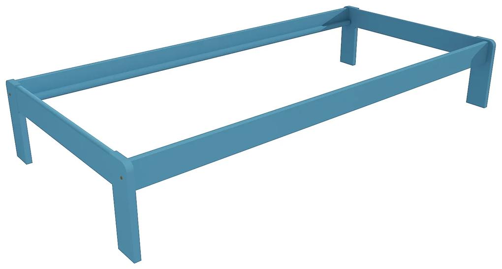 Vomaks Jednolůžková postel VMK004A Rozměr: 80 x 200 cm, Barva: barva modrá