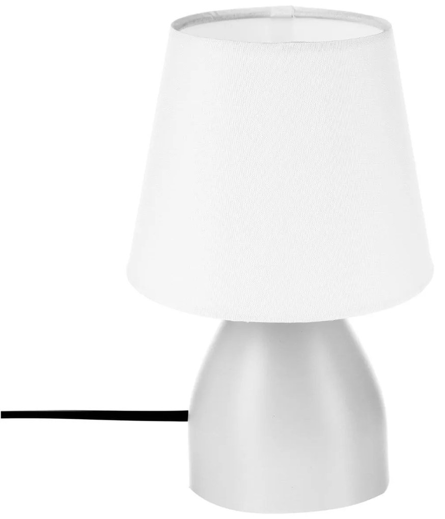 Stolní lampa CHEVET, kov, 19 cm, barva bílá