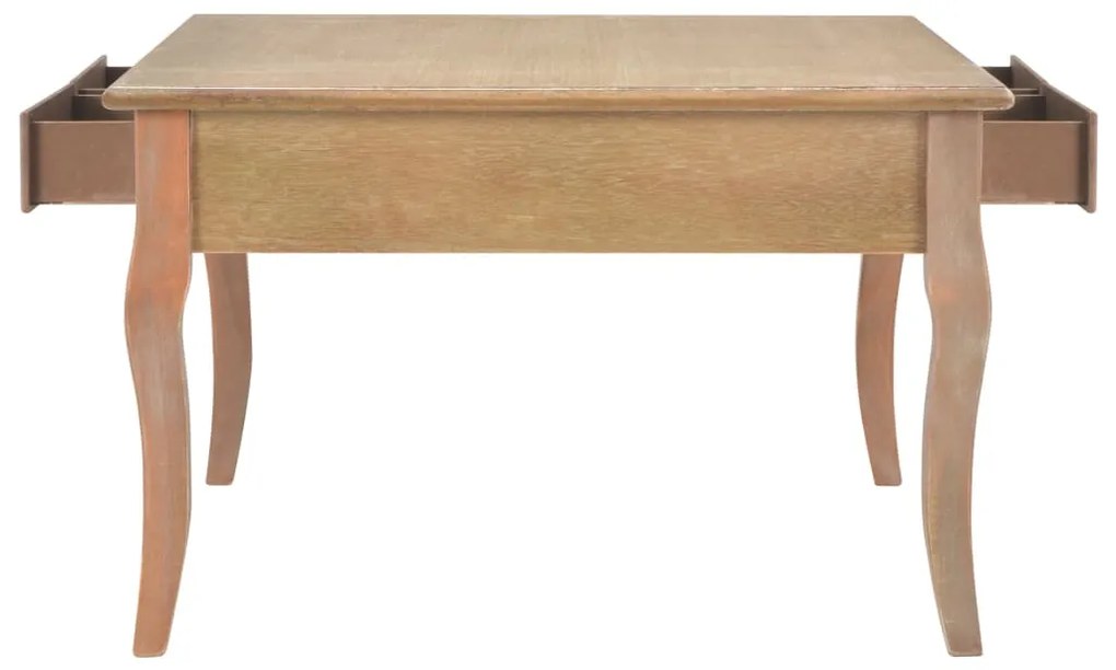 Konferenční stolek hnědý 80 x 80 x 50 cm dřevo - Default Title
