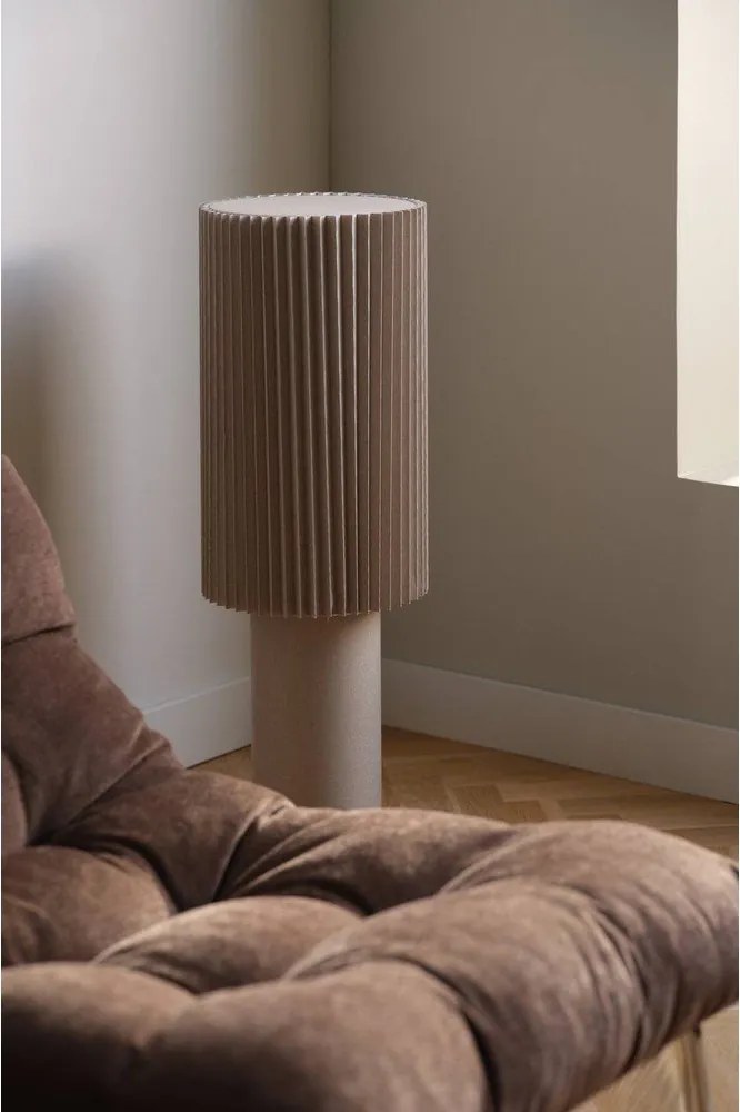Béžová látková stojací lampa (výška 80 cm) Harriet – Jotex