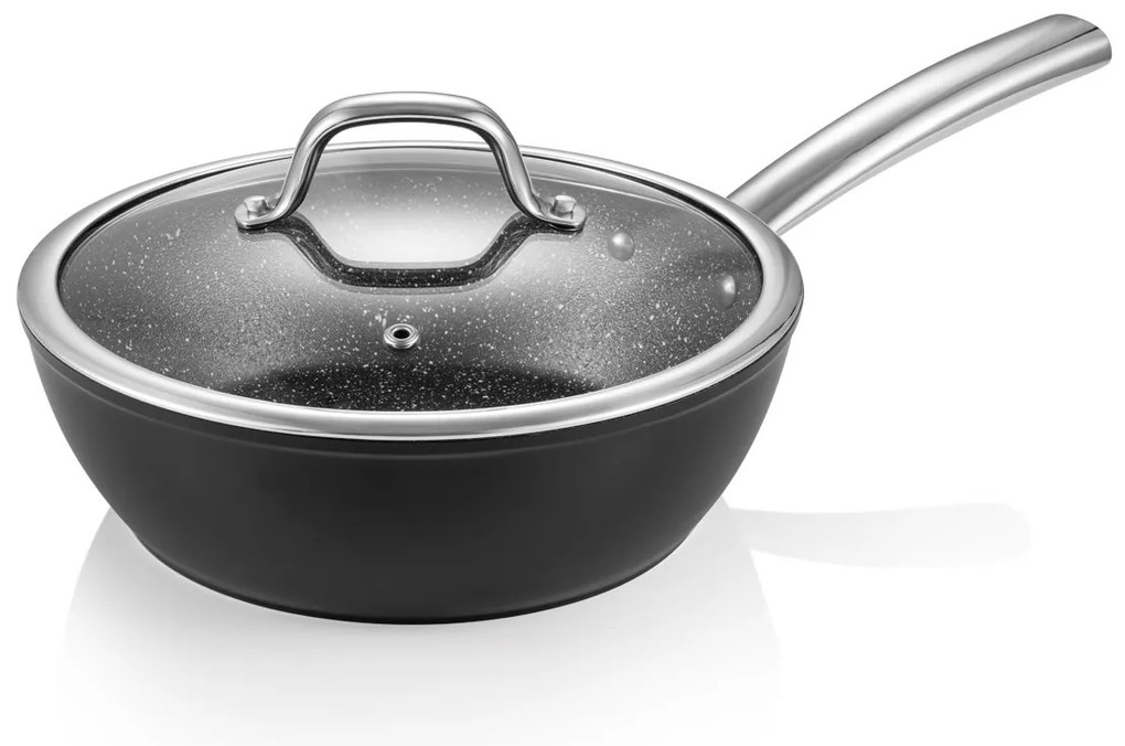 Pánev hluboká PRESIDENT s poklicí ø 24 cm