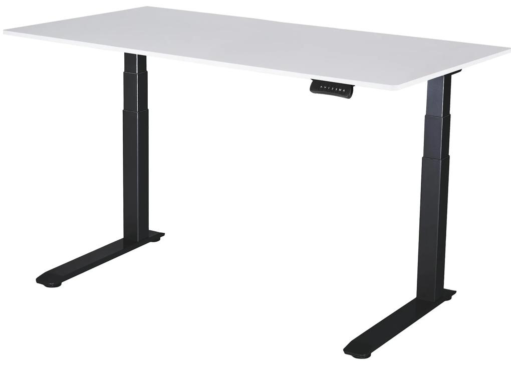 Výškově nastavitelný stůl Liftor 3segmentový premium C   bílá deska pro kancelářský výškově nastavitelný stůl 1600 x 800 x 18 mm bílá