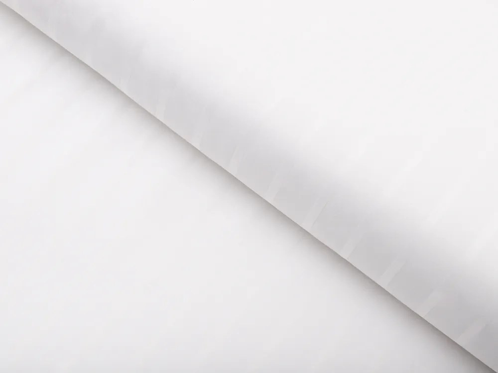 Biante Damaškové prostírání na stůl DM-002 Bílé - proužky 6 a 24 mm 35x45 cm