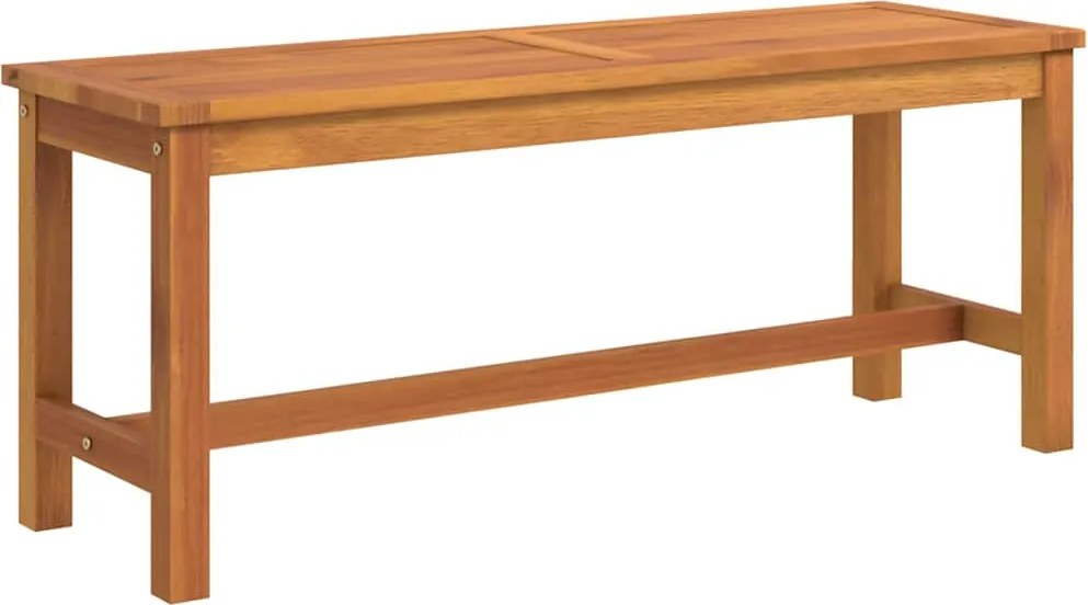 Zahradní lavice 110 x 35 x 45 cm masivní akáciové dřevo 319419
