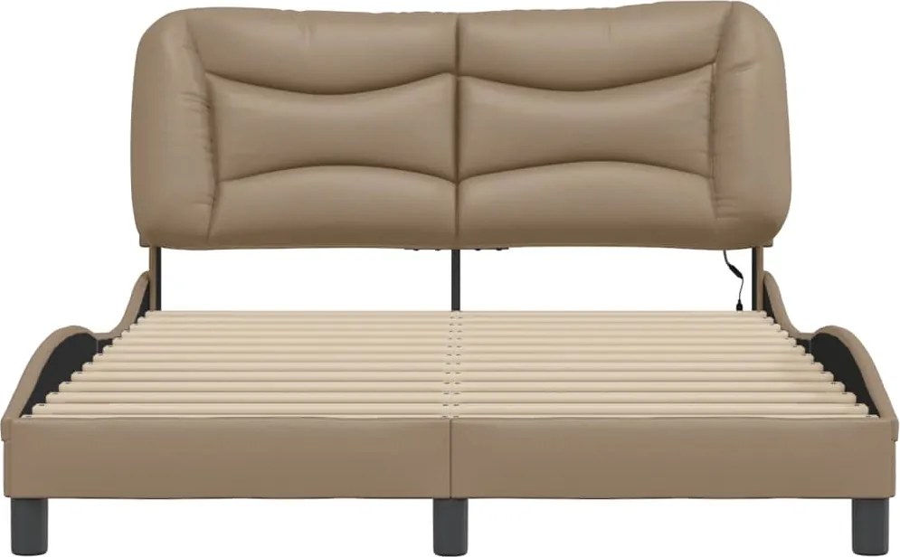 Rám postele s LED bez matrace Hvar cappuccino 140 x 200 cm 3213938