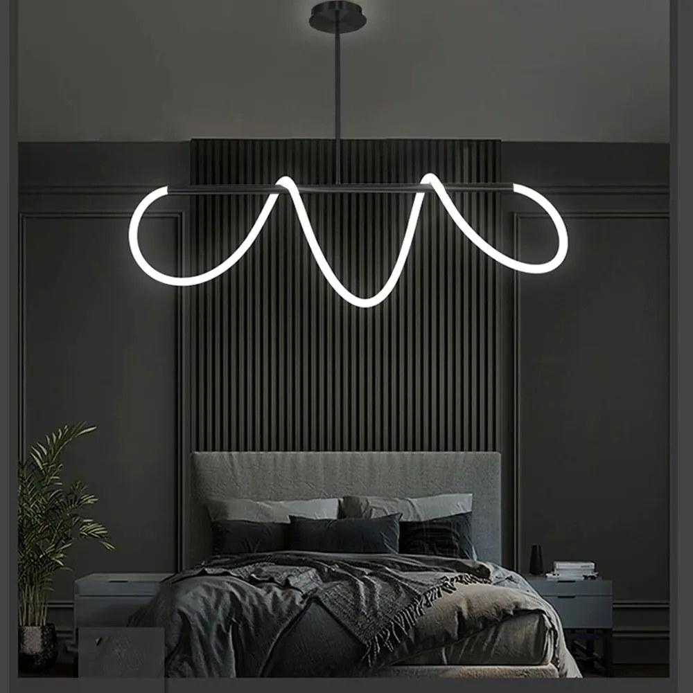 Toolight - LED závěsné svítidlo APP856-CP, černá, OSW-04031