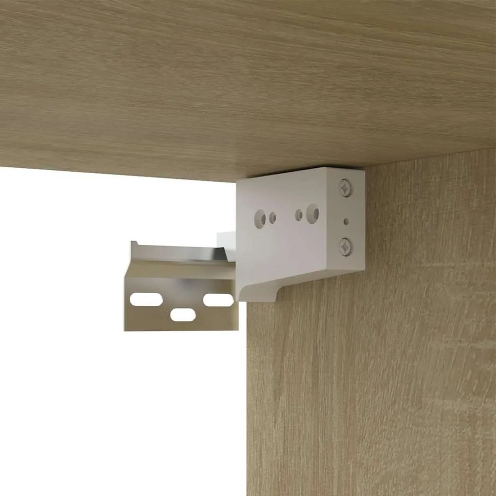 TV skříňky 4 ks dub sonoma 100 x 30 x 30 cm kompozitní dřevo 3078956
