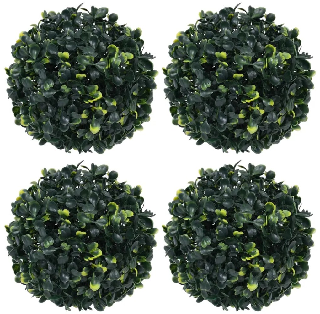 Umělé buxus koule 4 ks 12 cm 315467