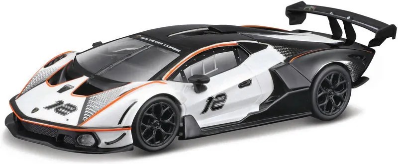 Bburago 1:32 race lamborghini essenza scv12 white