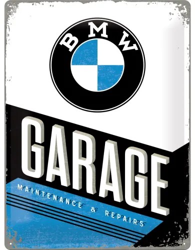 Postershop Plechová cedule: BMW Garage - 30x40 cm