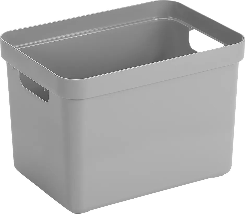 Úložný box Sigma Home, 35 × 24,6 × 24,3 cm, 18 l, šedý