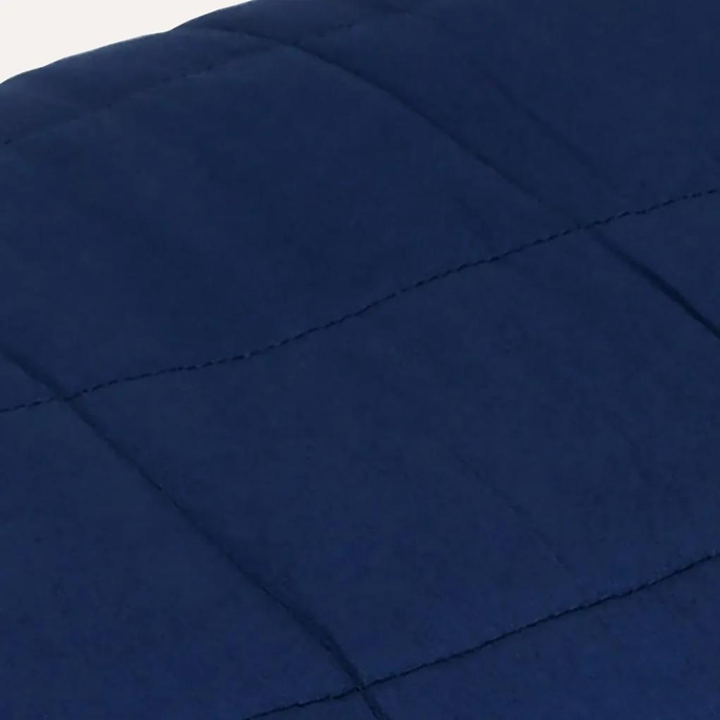 Zátěžová deka modrá 120 x 180 cm 9 kg textil,  350735