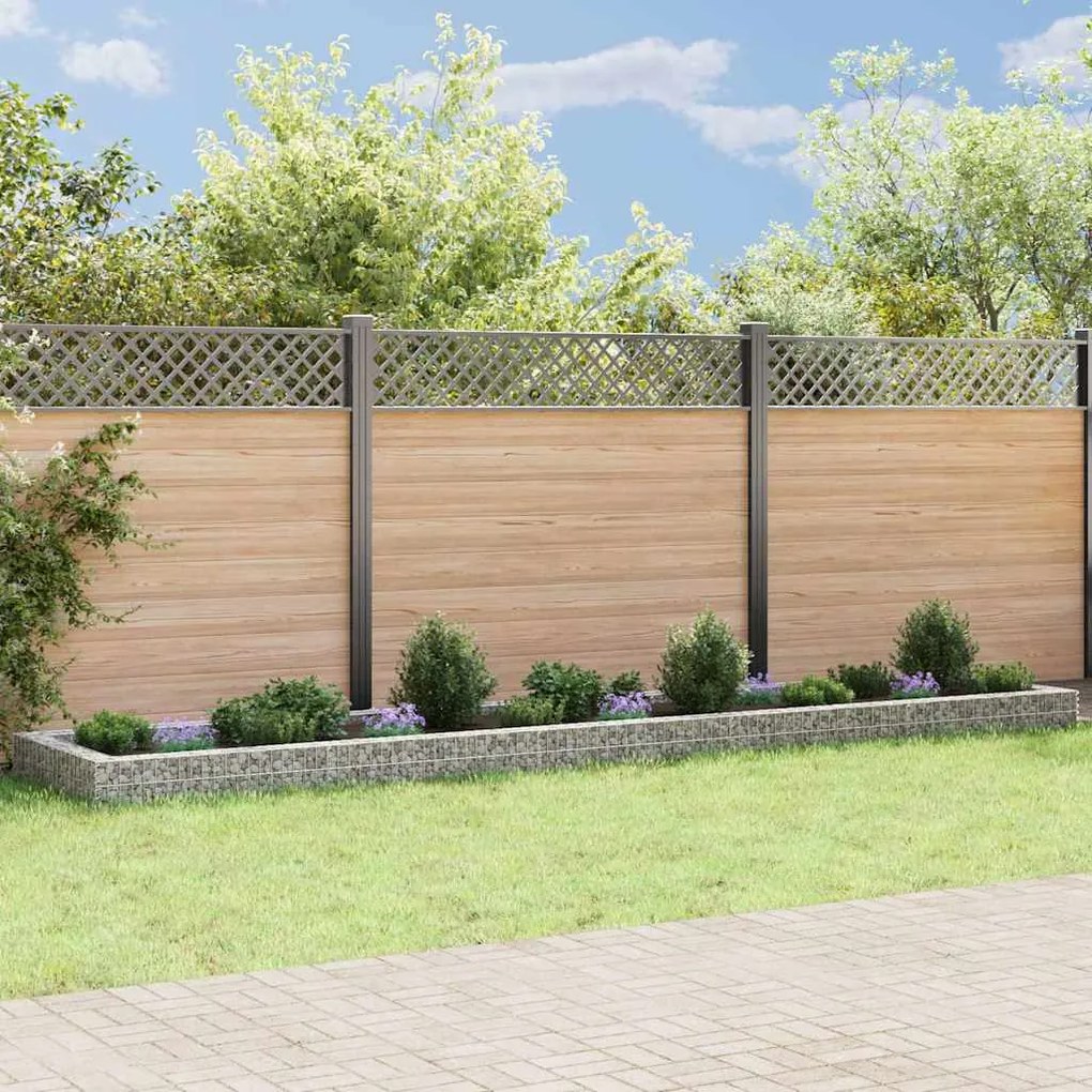 Gabionový vyvýšený záhon pozinkovaná ocel 500 x 100 x 20 cm 151315