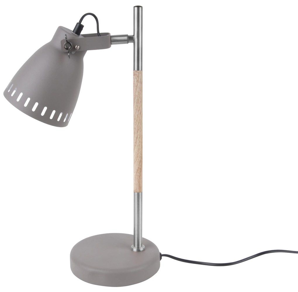 Select Time Šedá kovová stolní lampa Arvo