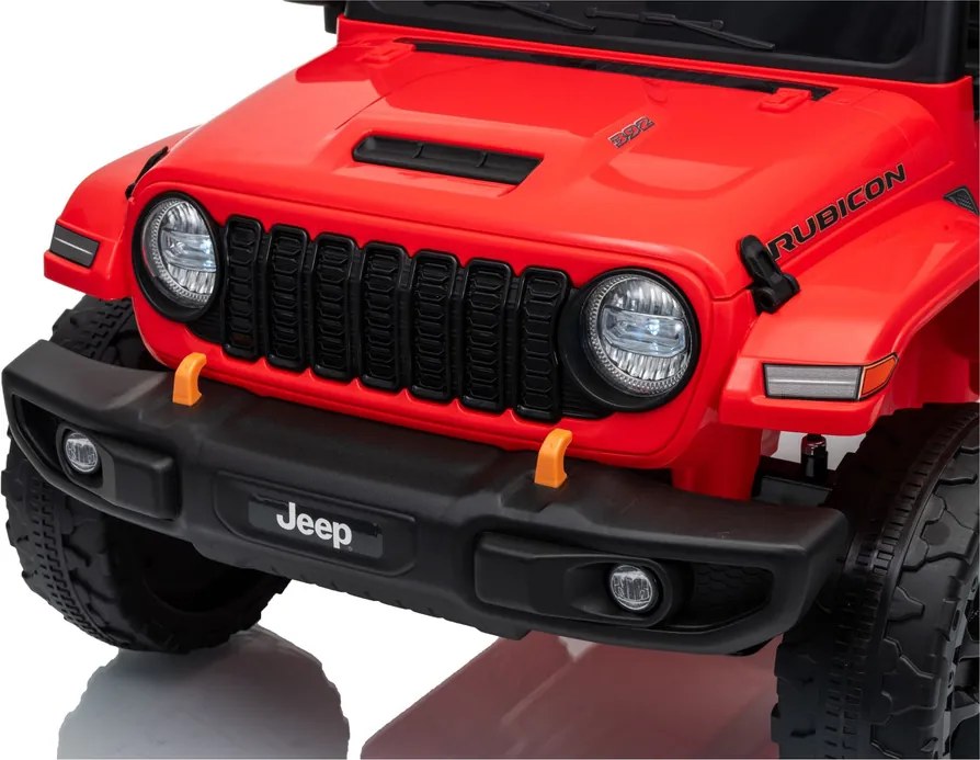 LEAN CARS Akumulátorové vozidlo Jeep Rubicon DK-JWR558 24 V, červené