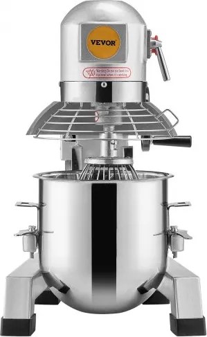 Komerční mixér na jídlo 18,7 l 3-rychlostní stojanový mixér na těsto 1100 W