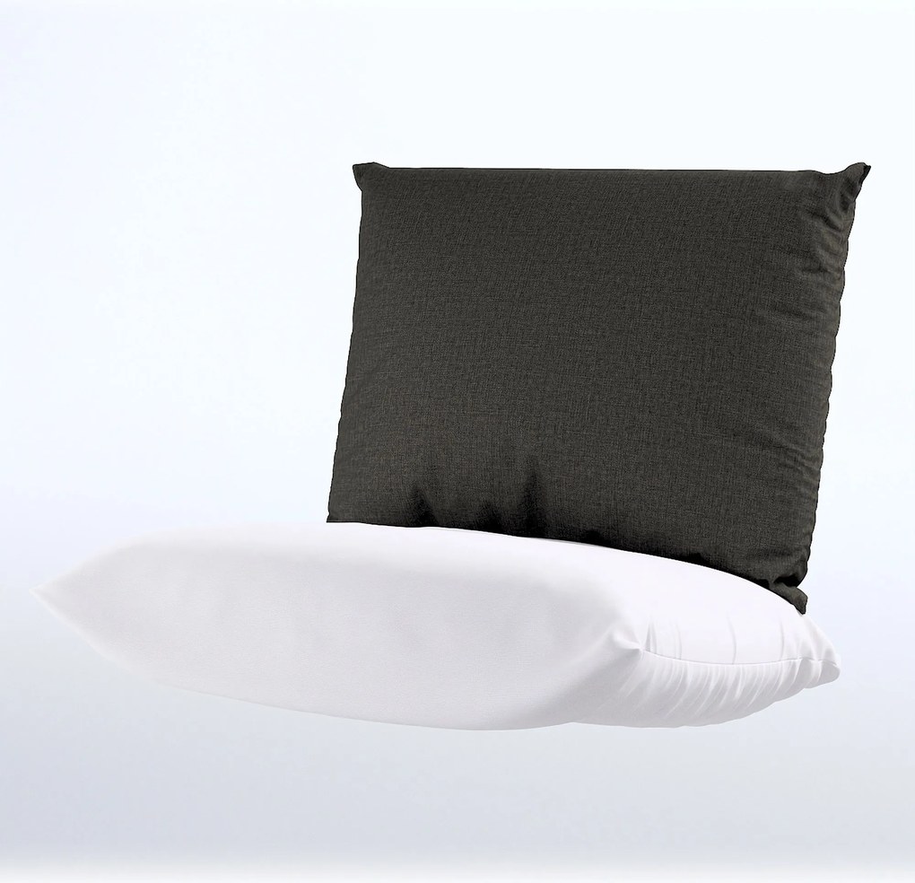Potah na opěradlo Havsten 57x80cm barva hnědá látka venkovní, pletený vzor