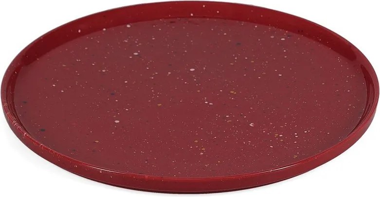 Vínový porcelánový talíř ø 25 cm Fika – ONA