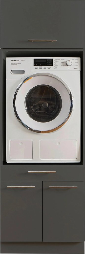 XXXLutz SKŘÍŇKA NAD PRAČKU, antracitová, 67,5/200/67,5 cm - Víceúčelové skříně - 001279016781
