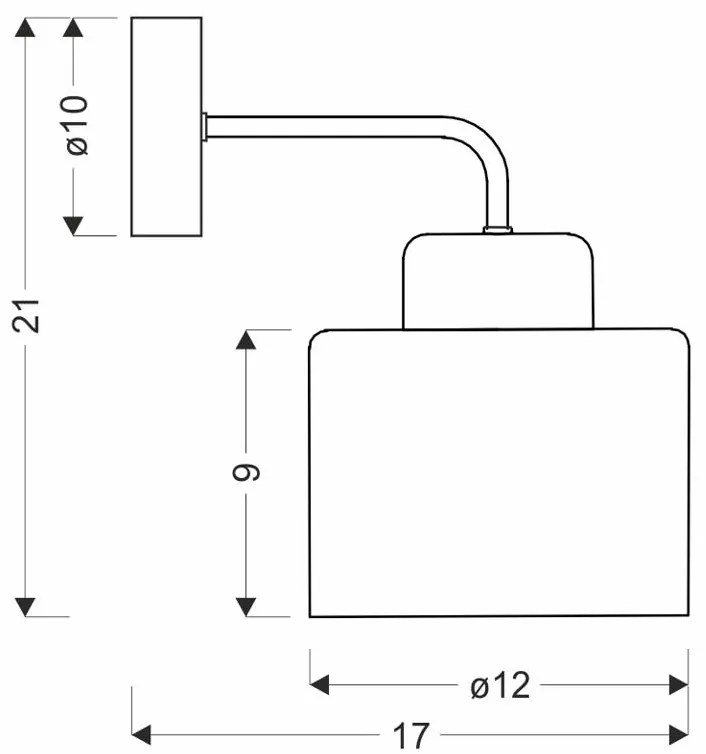 Nástěnná bodová lampa WAMA 1xE27 Candellux