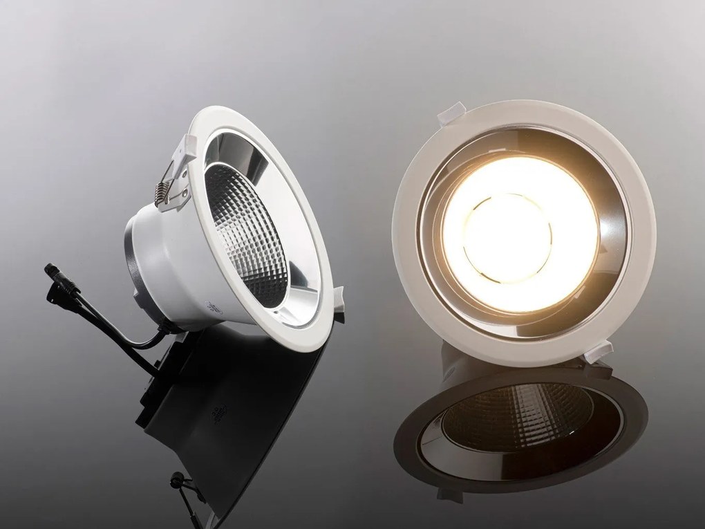 LED2 2236251D LED2 Zápustné venkovní svítidlo ALFA II 19 DALI/PUSH DIM 25W 3CCT 3000K/3500K/4000K UGR bílá - LED2 Lighting