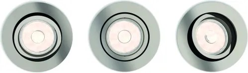Philips 50393/17/PN-SADA 3x LED RGBW Stm. podhl. svít. 1xGU10/4,8W/230V chrom+DO