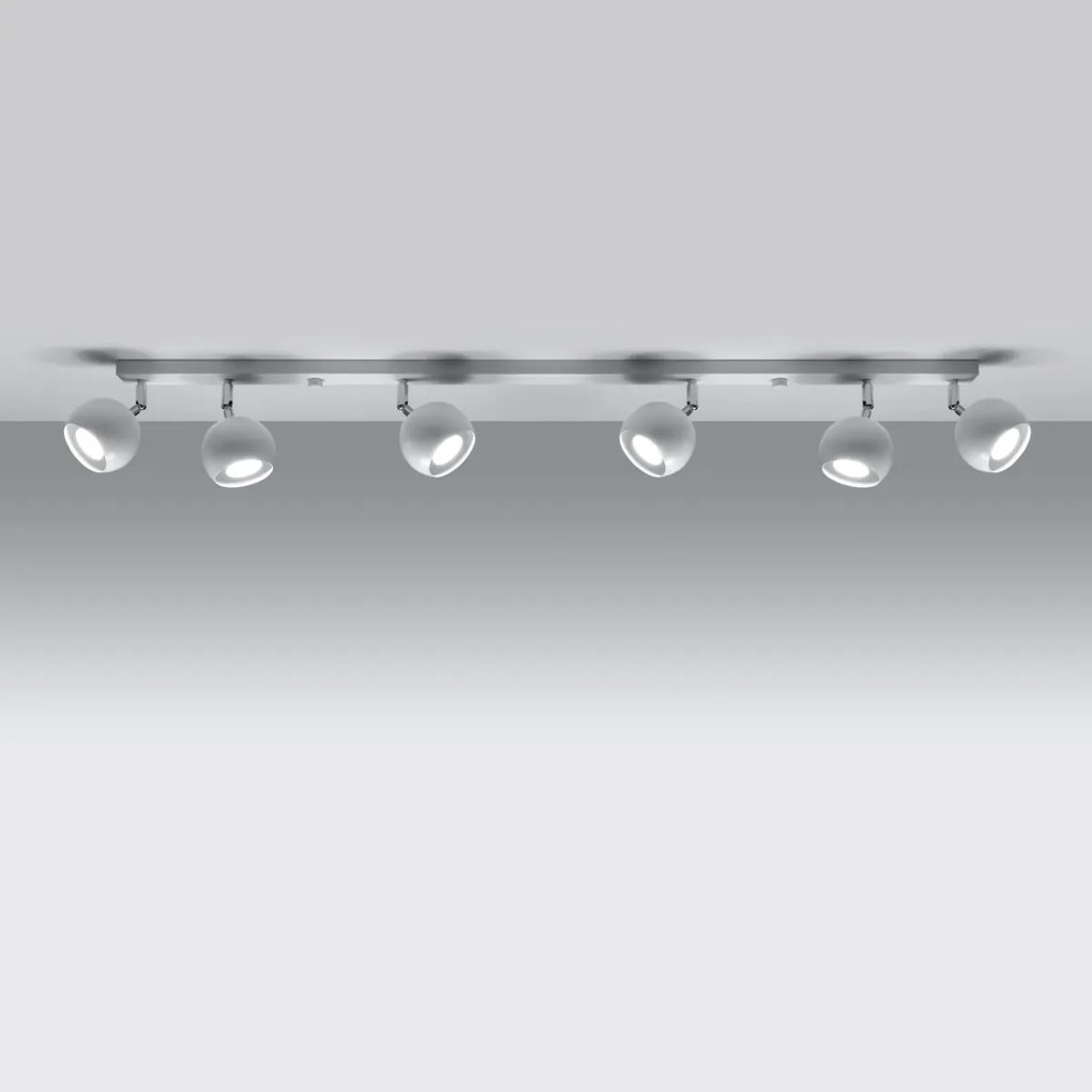 Sollux Lighting Stropní svítidlo OCULARE 6L bílé