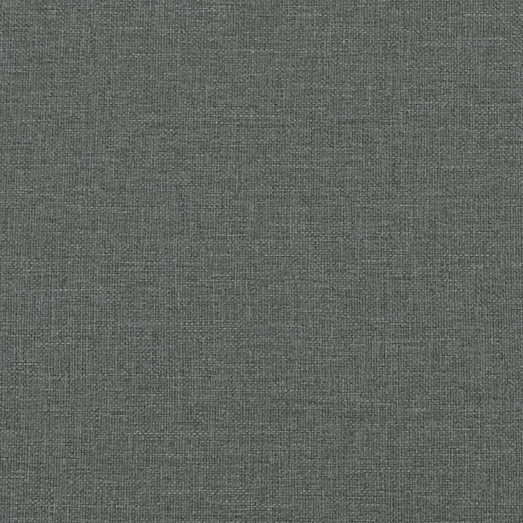 2místná pohovka s polštáři tmavě šedá 140 cm textil 3200783