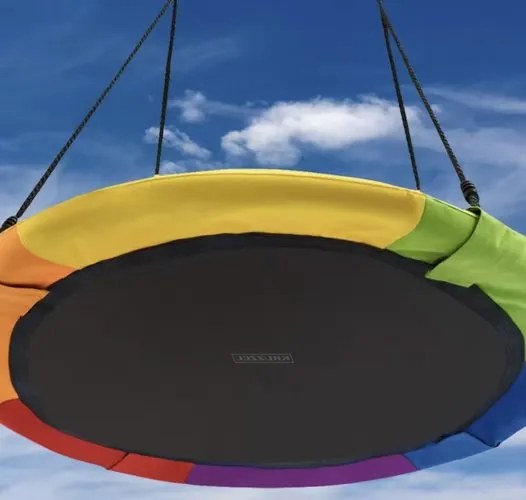 Kruhová zahradní houpačka 100 cm Kruzzel 25285 čapí hnízdo