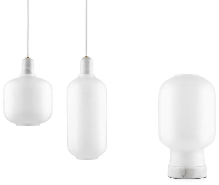 Normann Copenhagen Závěsná lampa Amp Small, white 502073